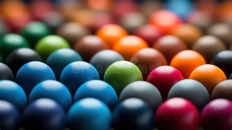 A Close Up Of A Bunch Of Different Colored Crayons AI Stock