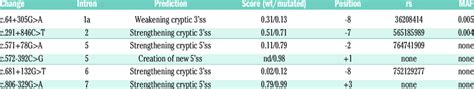 Deep Intronic Mutations Found By Next Generation Sequencing Screening