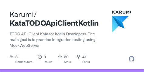 Github Karumikatatodoapiclientkotlin Todo Api Client Kata For Kotlin Developers The Main