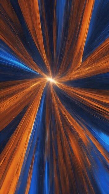 Premium Photo Blue And Orange Abstract Energy Motion Offset Texture