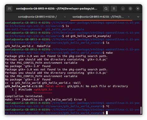 Stm32mp1 개발 7 Cortex A Hello World