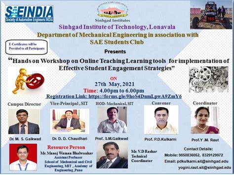 Mechanical Engineering Activities MITAOE