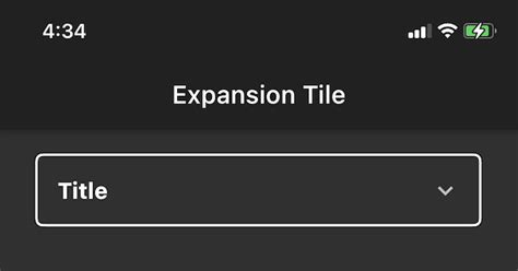 Expansiontile Accessibility Information Isnt Read Out In Voiceover Ios · Issue 74963