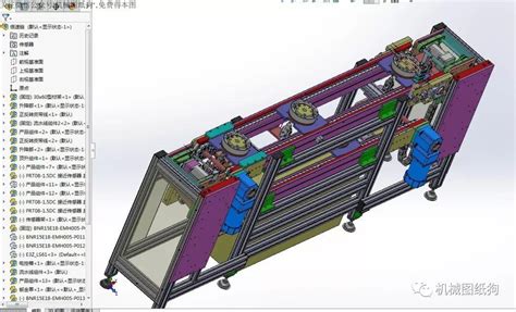 【非标数模】双层倍速链流水线（超详细的设计3d模型）3d模型图纸 Solidworks 仿真秀干货文章