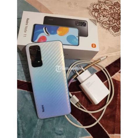 HP Xiaomi Redmi Note 11 Warna Star Blue Ram 6 128GB Bekas Fullset Di Makassar Tribun JualBeli