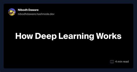 How Deep Learning Works R Theprimeagen