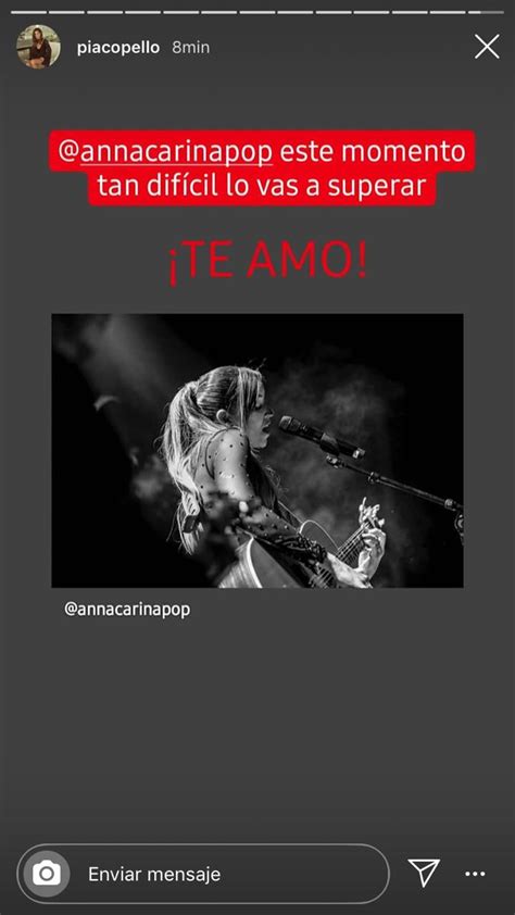 Anna Carina Copello Su hermana María Pía Ezio Oliva Jaze y otros artistas le envían