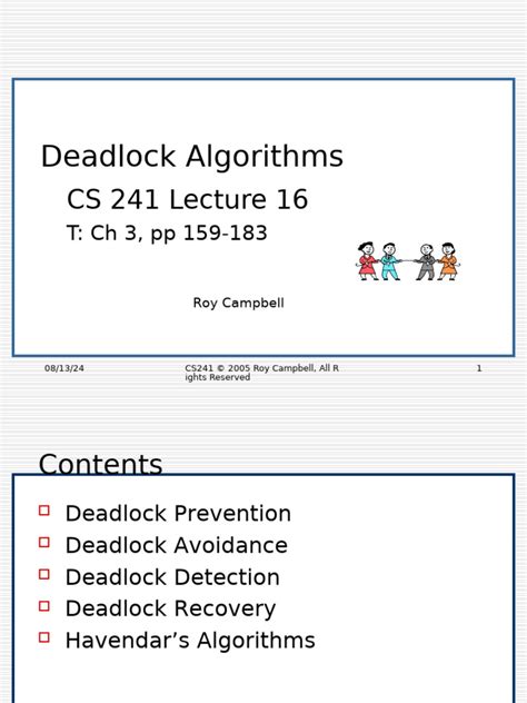 16deadlock Algorithms Pdf Operating System Technology Computer