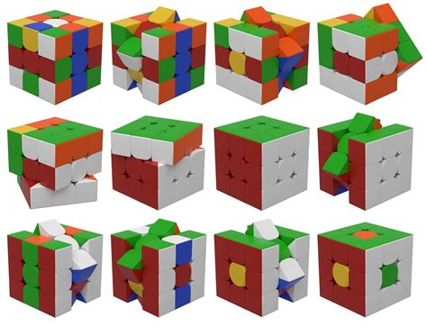 Rubiks Speed Cube Fully Detailed 3d Model Animated Rigged Cgtrader
