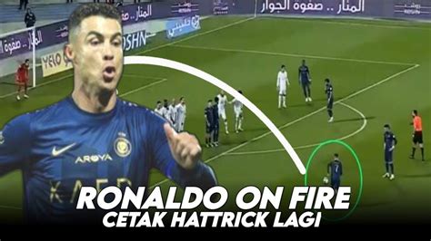 NGERI BANGET 45 MENIT RONALDO CETAK GOL FREE KICK CETAK HATTRICK