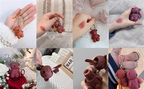 Keychain Bear Lipsticks2 In 1 Key Chain Bear Lipstick