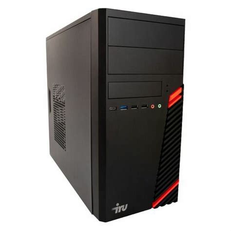 Компьютер iRU Home 310H6SM, Intel Core i5 12400, DDR4 16ГБ, 256ГБ(SSD ...