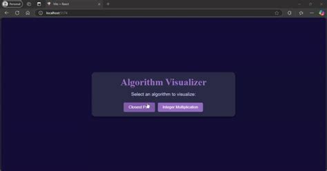 Syeda Fizza On Linkedin React Webdevelopment Algorithms Visualization Learningbydoing