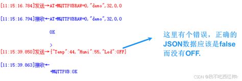 Esp8266——at指令连接mqtt发送json数据atmqttpub Csdn博客