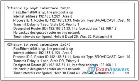 Refer To The Exhibit Routers R1 And R2 Are Directly Connected Through