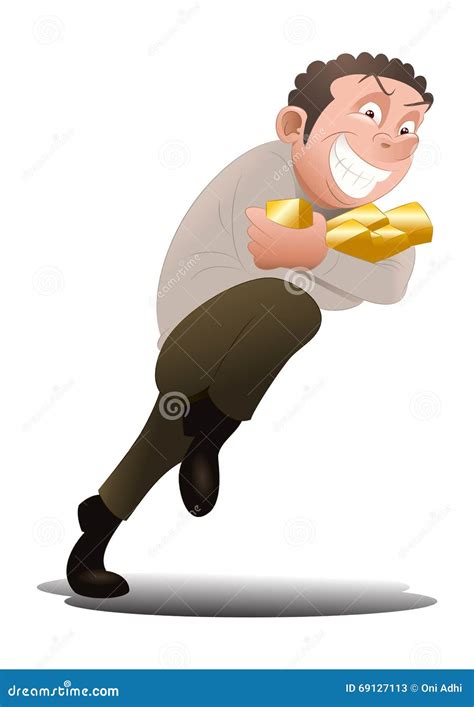 Thief Businessman Stock Illustration Illustration Of Adult 69127113