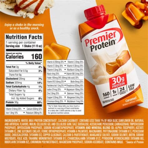 Premier Protein Caramel High Protein Shakes 4 Ct 11 Fl Oz Kroger