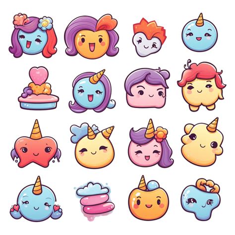 Cute Unicorn Emoji Wallpaper Free