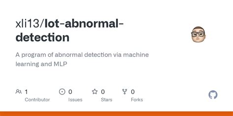 Github Xli13iot Abnormal Detection A Program Of Abnormal Detection