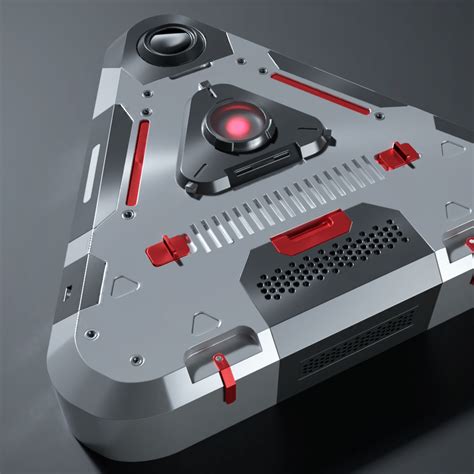 Sci Fi Triangle Cgtrader