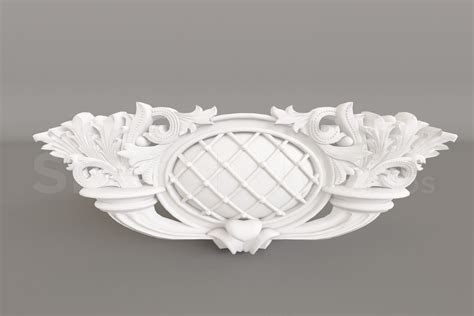 11676 Download Neoclassical Roof Cap Sketchup Models