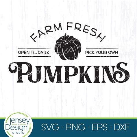 Farm Fresh Pumpkins Svg Fall Wood Sign Svg Autumn Harvest Etsy