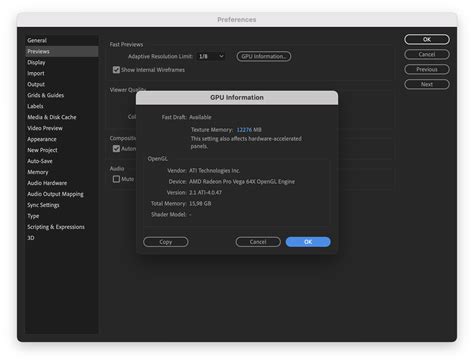 solved enable gpu hardware acceleration on media encorder adobe
