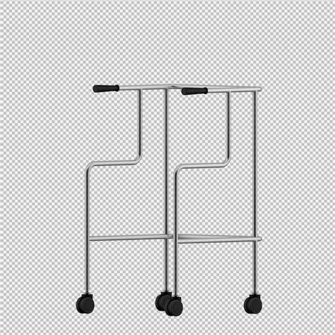 Premium Psd Isometric Medical Equipment 3d Render