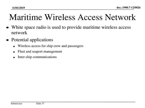 ieee white space radio consolidated use cases ppt download