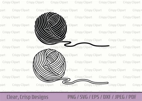 Crochet Yarn Clip Art