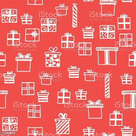 벡터 원활한 패턴입니다 생일 또는 새해 선물 상자입니다 3월에 대한 스톡 벡터 아트 및 기타 이미지 3월 낙서 드로잉 리본 Istock
