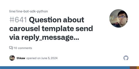 Question About Carousel Template Send Via Replymessage Method · Issue