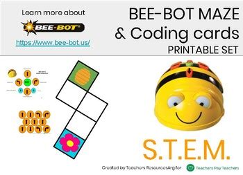 Bee Bot Maze Coding Cards Printable By Code And Play Argentina