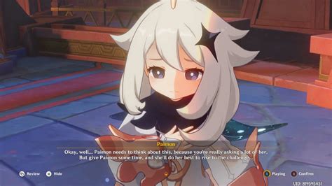 So The Next Story Version Paimon Will Not Join With Us For The Final Fight Youtube