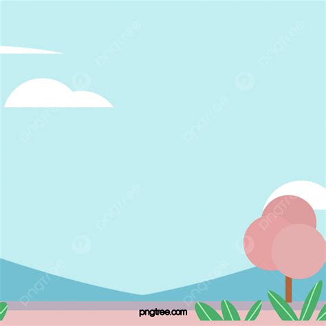 Geometric Tree Plant Grass Background Geometric Tree Plant