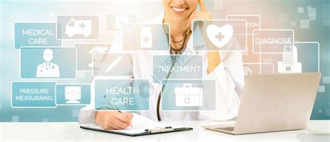 医疗保健概念医院生带有数字疗图标形横幅显示药品医疗护理人员急诊服务网络病人健康医生数据等符号高清图片下载 正版图片302547061 摄图网