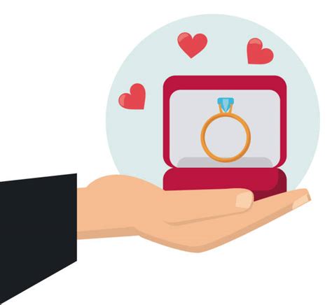 Best Man Holding Engagement Ring Illustrations Royalty Free Vector