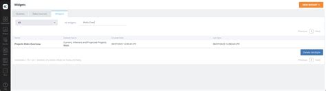 How To Find The Dataset Related To A Widget Iriusrisk Support