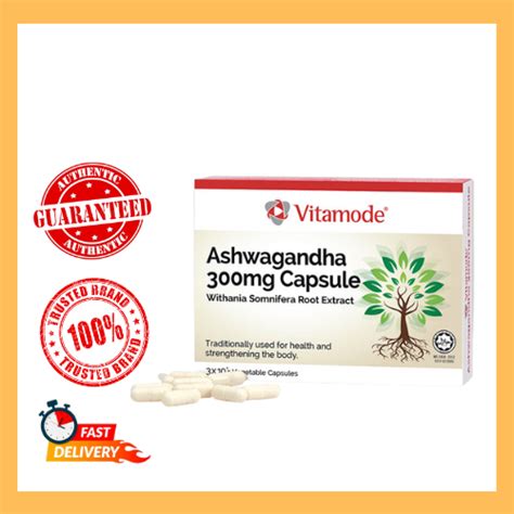 Ashwagandha 300mg Capsule Withania Somnifera Root Extract 3x10s Lazada