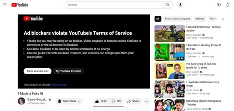 Youtube Seems To Be More Aggressively Blocking Ad Blockers Lately