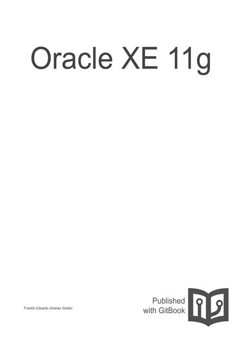 Pdf De Programación Oracle Xe 11g