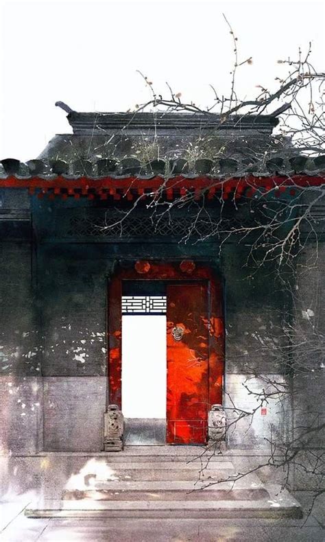 Pin Oleh Khiết Vân Di 古风 Cổ Phong Seni Cina Arsitektur Cina
