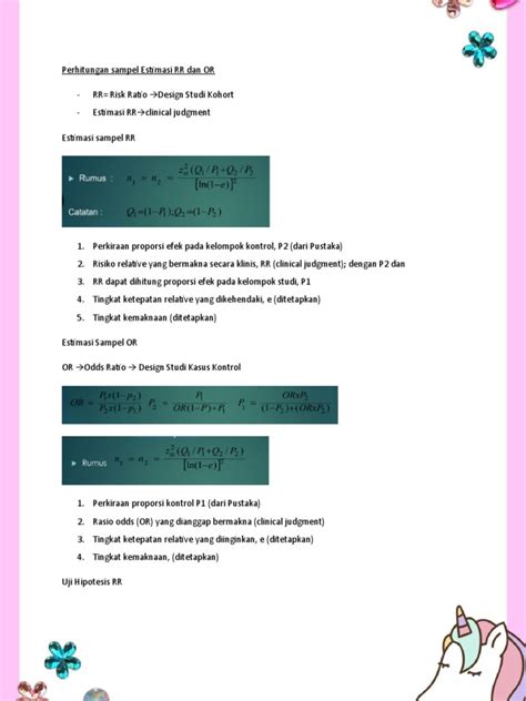 Rumus Or Dan Rr Pdf