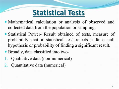 parametric and non parametric tests pptx