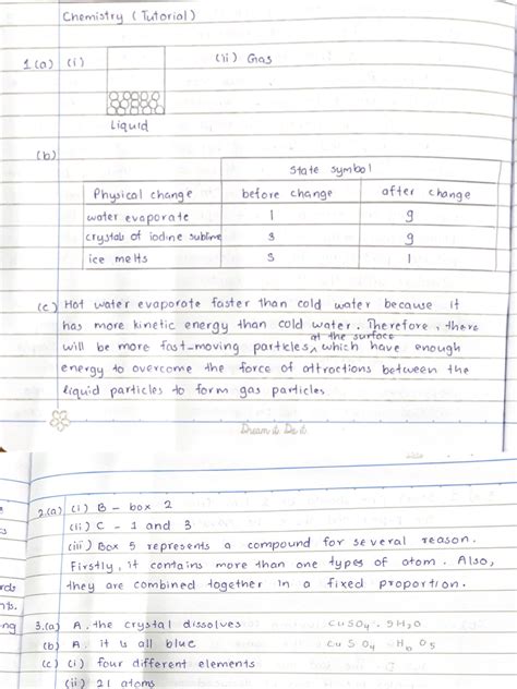 Chemistry Tutorial Pdf