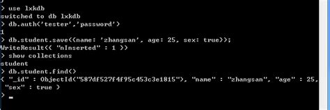 Mongodb Authentication 设置权限之后，新建个管理账户和一般数据库用户，在win 7 64bit 环境下测试使用实例