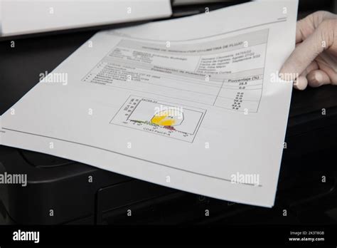 Scientist Showing A Patient Flow Cytometry Test Report Flow Cytometry