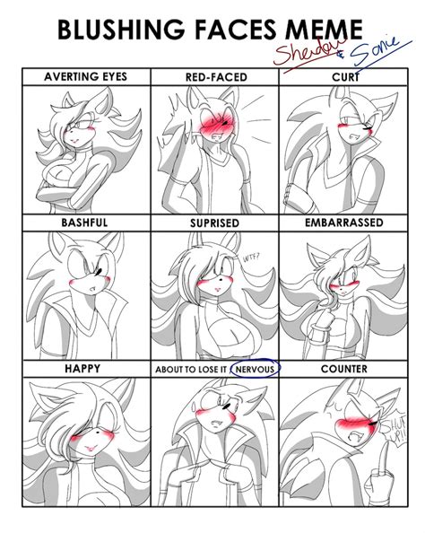 Blushing Meme By Ithiliam