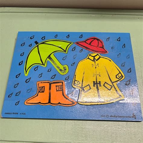 Judy Instructo Wooden Puzzles Etsy