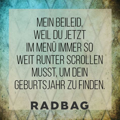 Geburtstagssprüche bei denen du selber lachen musst